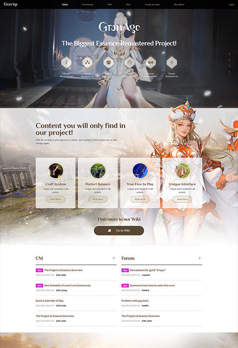 Lineage 2 Game Website Templates and best StressWeb themes | Templstock.com